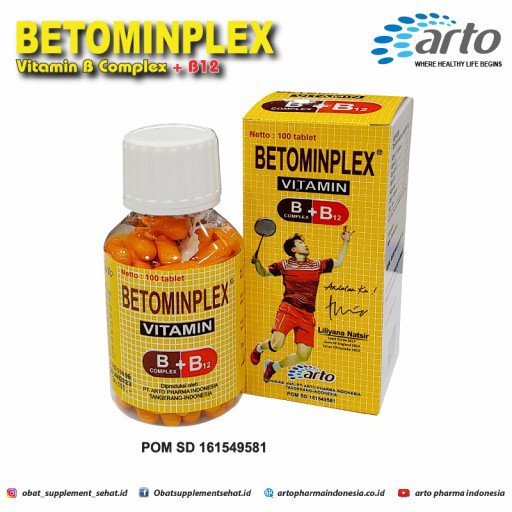 Jual BETOMINPLEX VITAMIN BCOMPLEX+B12 | Shopee Indonesia