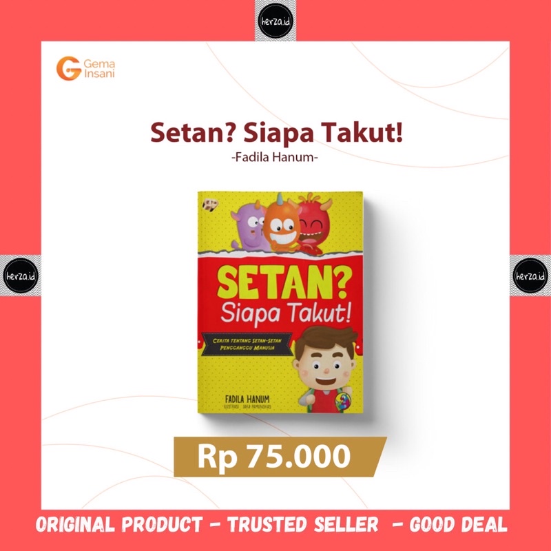 Jual Buku Setan Siapa Takut - buku anak Gema Insani original | Shopee ...