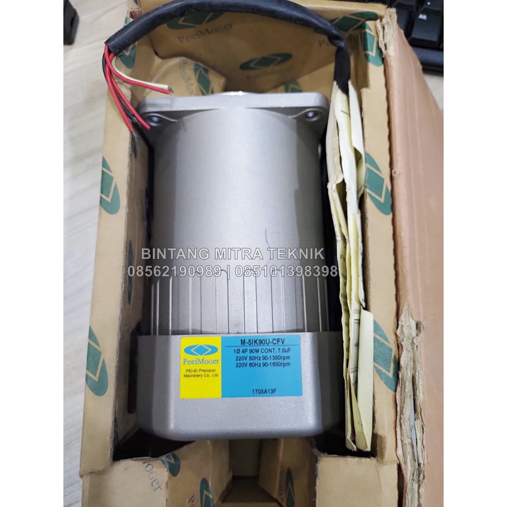 Jual PEEI MOGER M-51K90U-CFV COMPACT GEAR MOTOR | Shopee Indonesia