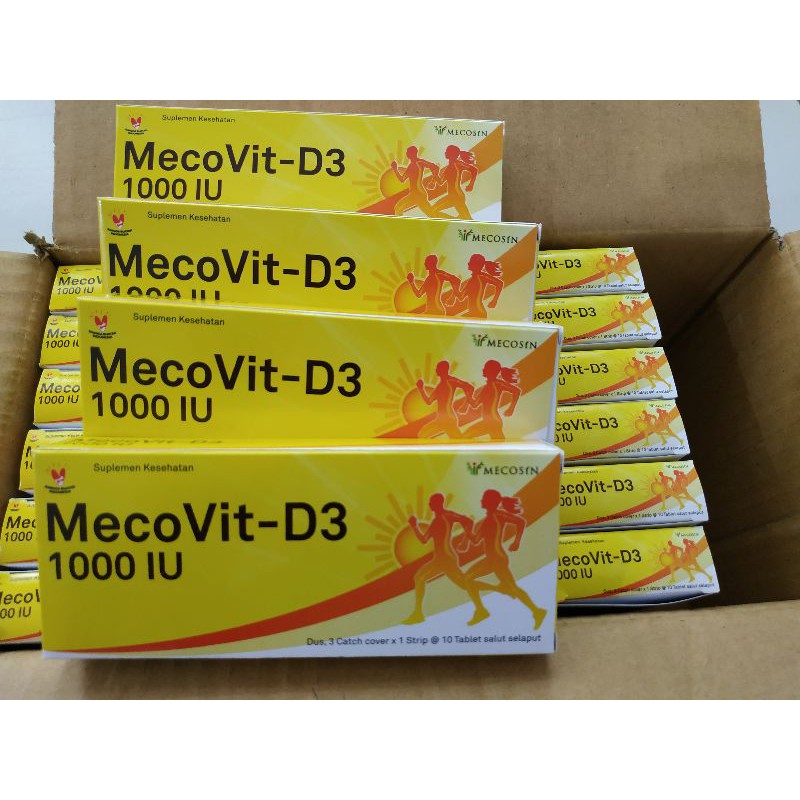 Jual Mecovit D3 1000 IU 1 Box 30 Tablet | Shopee Indonesia
