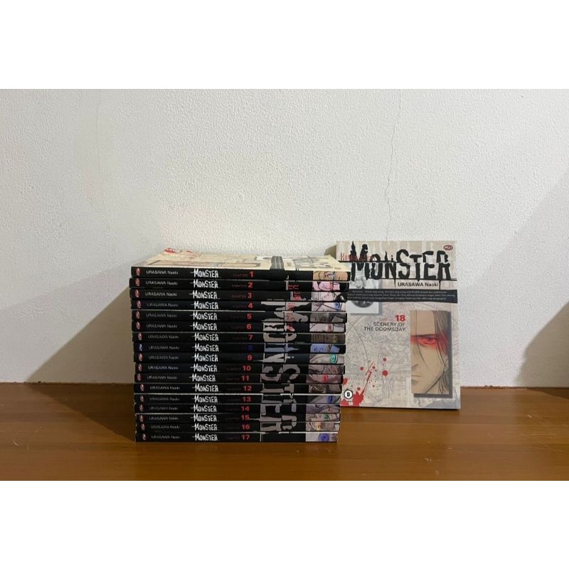 Jual Komik Monster 1-18 SET Super Mulus by Naoki Urasawa Original ...
