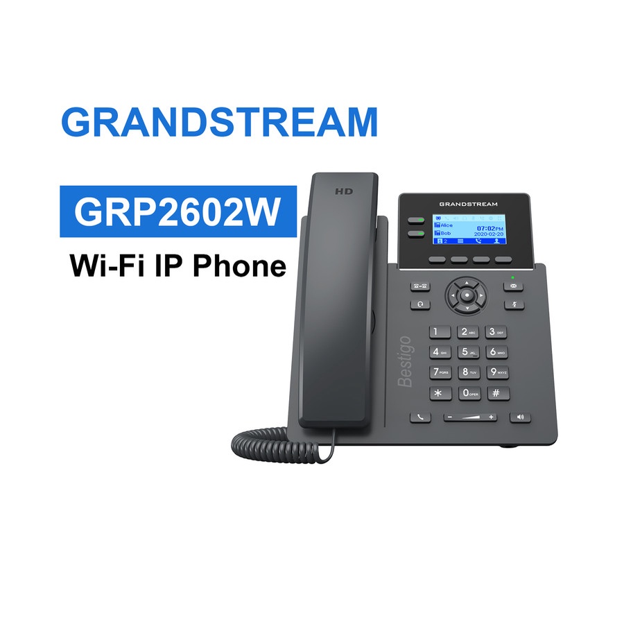 Jual Cordless Wi-Fi IP Phone Grandstream GRP2602W Wireless | Shopee ...