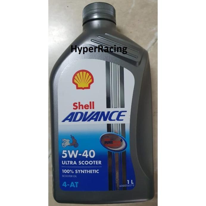 Jual Shell Advance Ultra Scooter 5W - 40 1 Liter Oli Matic Full ...