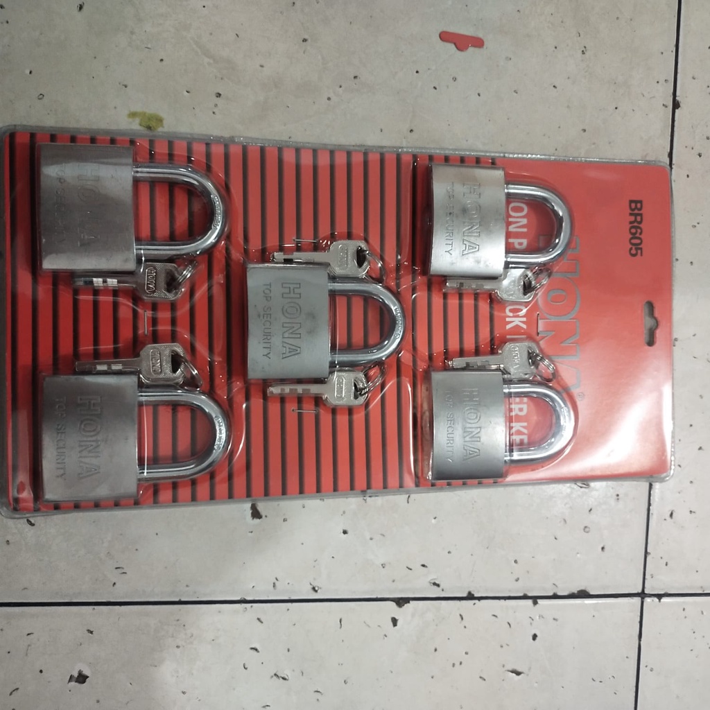 Jual Gembok HONA Master Key Gembok set 60mm | Shopee Indonesia