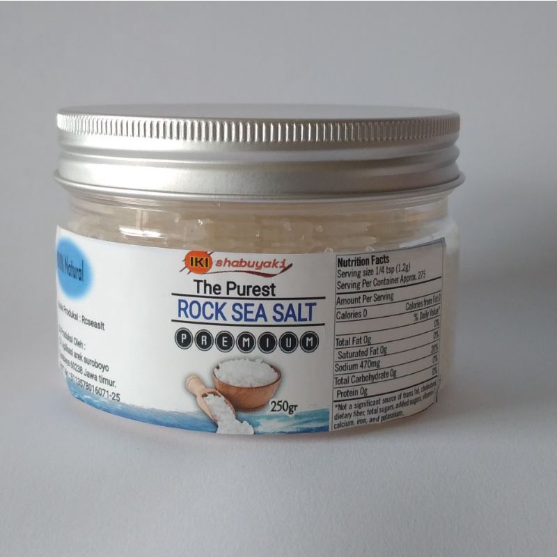 Jual sea salt 250gr | garam diet | garam sehat | Shopee Indonesia