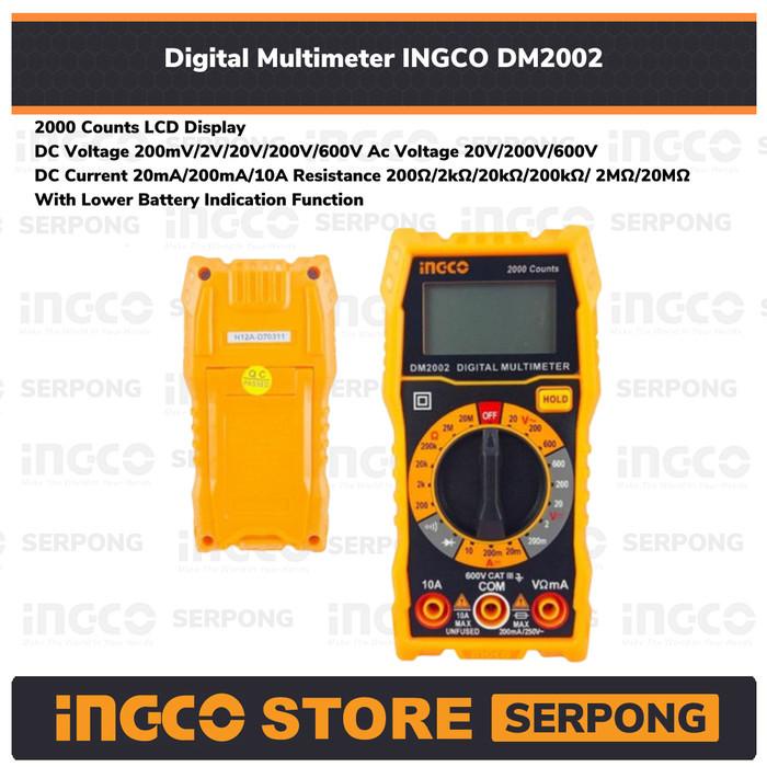 Jual Current Meter Digital Multimeter Multitester Multi Tester Ingco ...