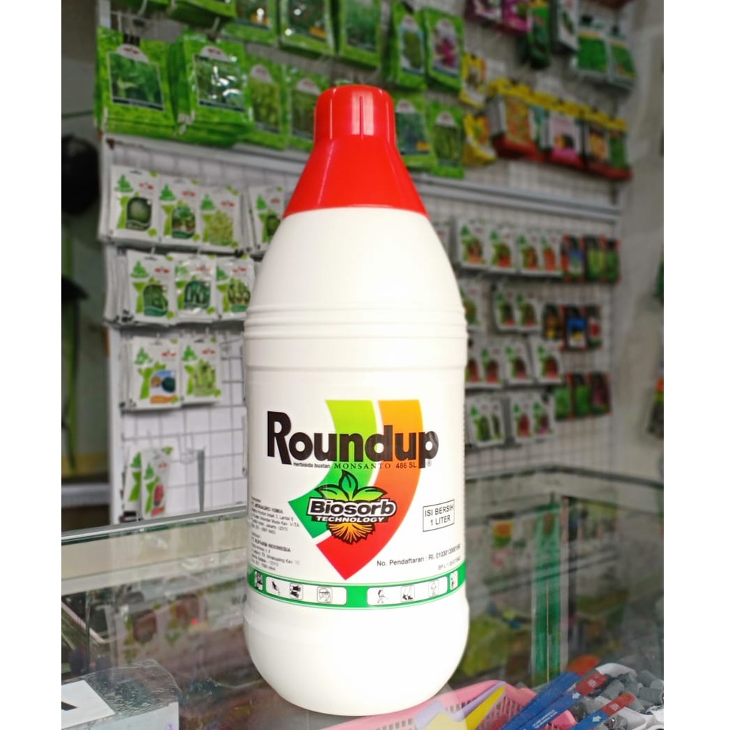 Jual Herbisida Roundup 1 liter - round up 1 liter - obat pembasmi ...