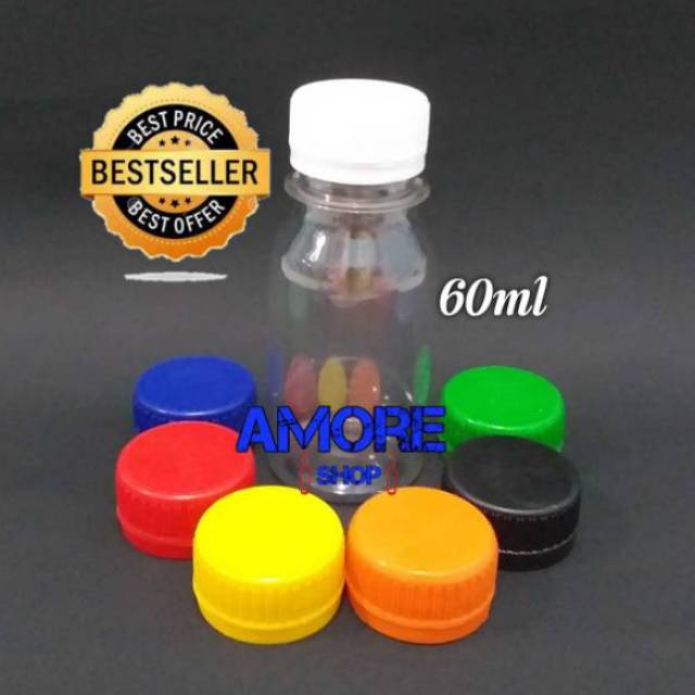 Jual Botol Plastik 60ml-80ml Zamzam Botol Kosong Kapsul Hand Sanitizer ...