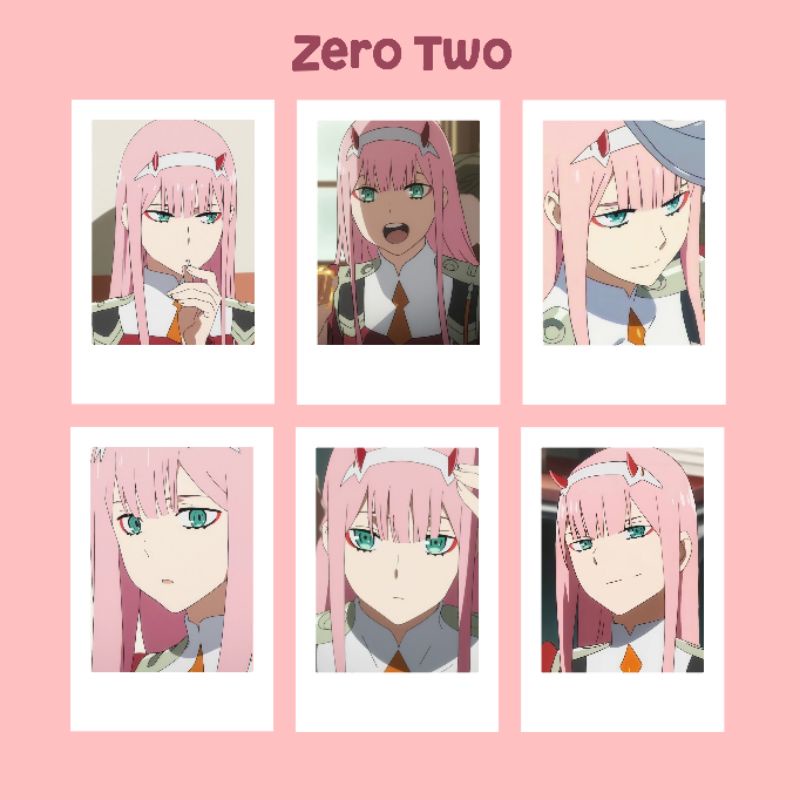 Jual Polaroid Anime Darling In The Franxx Zero two 002 hiro ichigo 015 ...