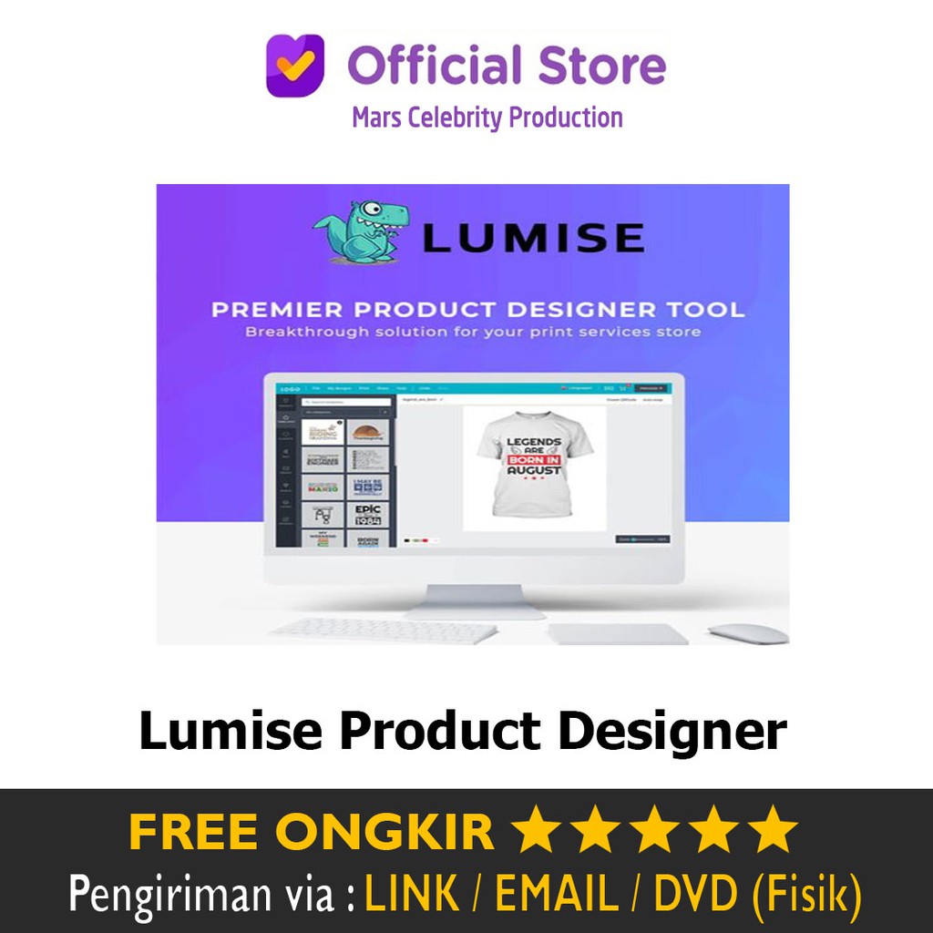 Jual Software Lumise Product Designer WooCommerce WordPress | Shopee ...