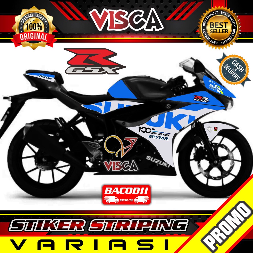 Jual Striping GSX R150 - Stiker Sticker Striping Variasi Suzuki GSX ...