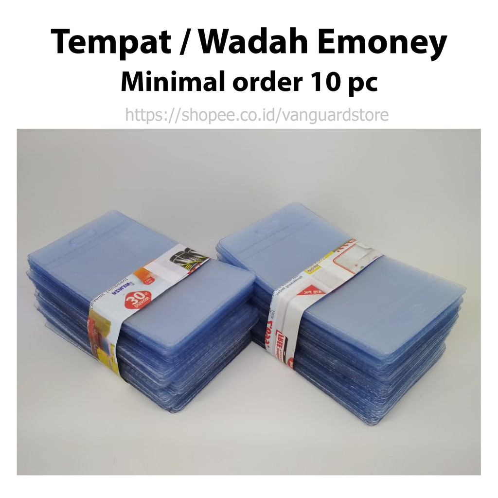 Jual Wadah Plastik Untuk Wadah Emoney Kartu Nama ID CARD Name Tag Kartu ...