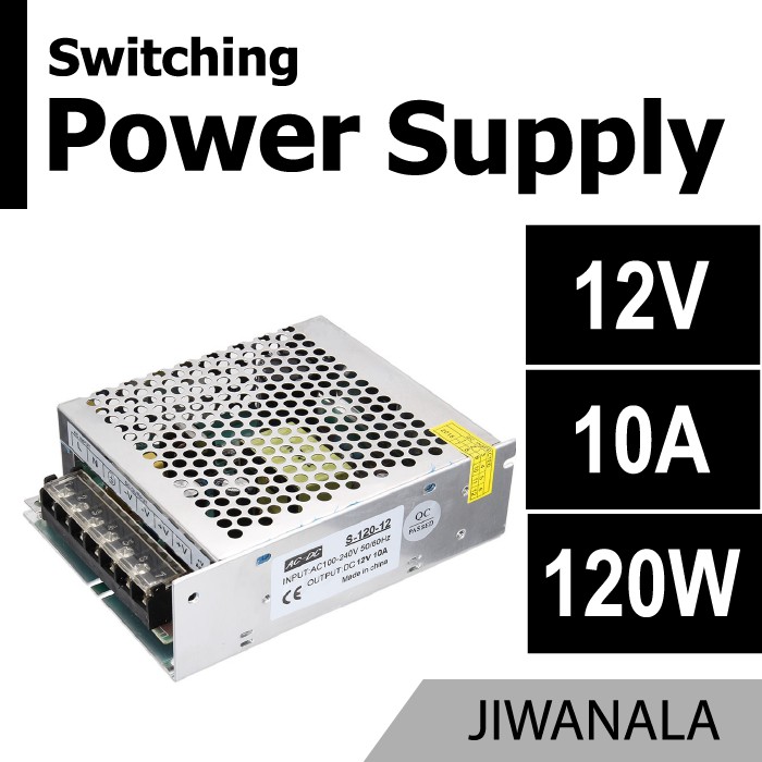Jual Power Supply Adaptor Switching 12v 10A 120W Travo Jaring | Shopee Indonesia