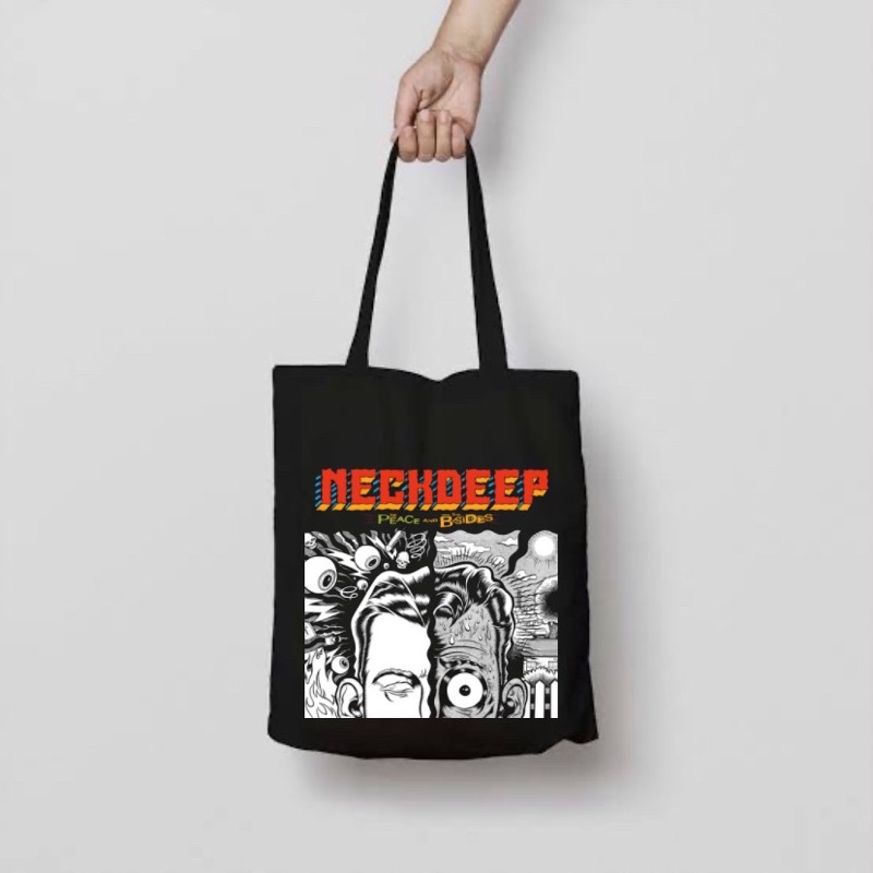 Jual Tote bag NEECKDEEP totebag resleting aesthetic distro rapper ...