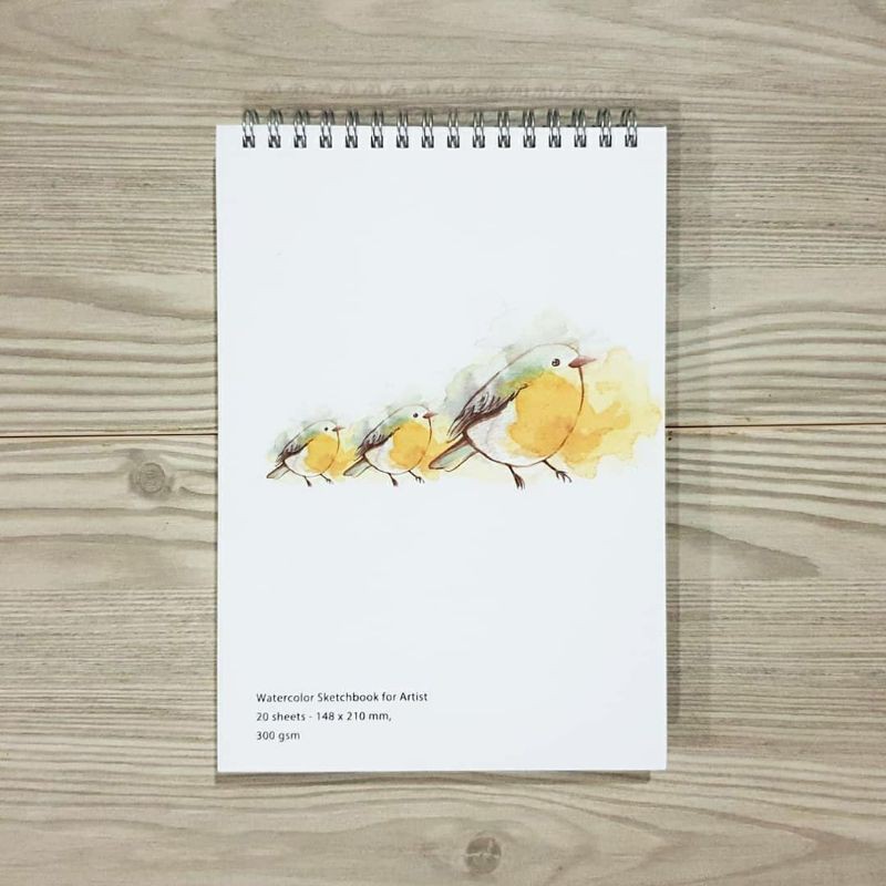 Jual WATERCOLOR SKETCHBOOK/BUKU SKETSA/BUKU GAMBAR ROBIN | Shopee Indonesia
