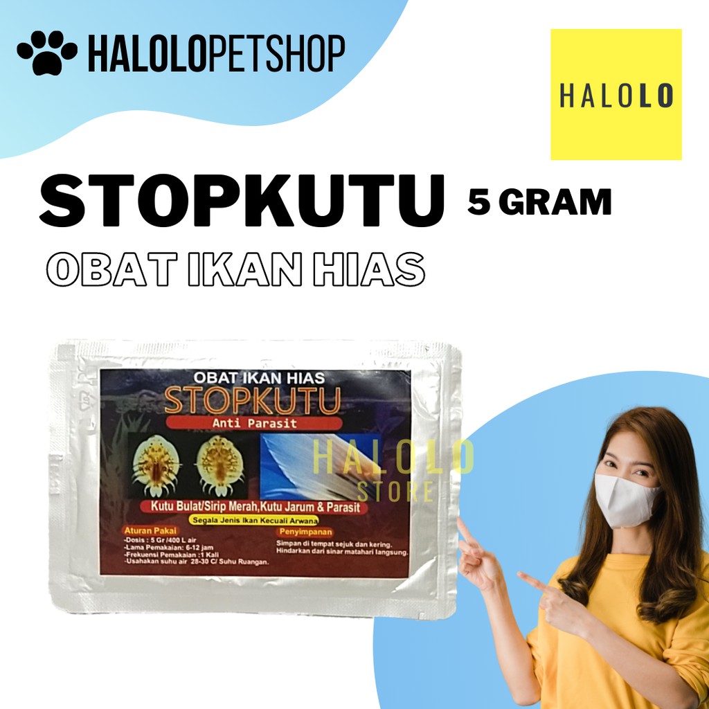 Jual Obat Kutu Ikan Stop Kutu Anti Parasit Geeman Formulation 5gram ...