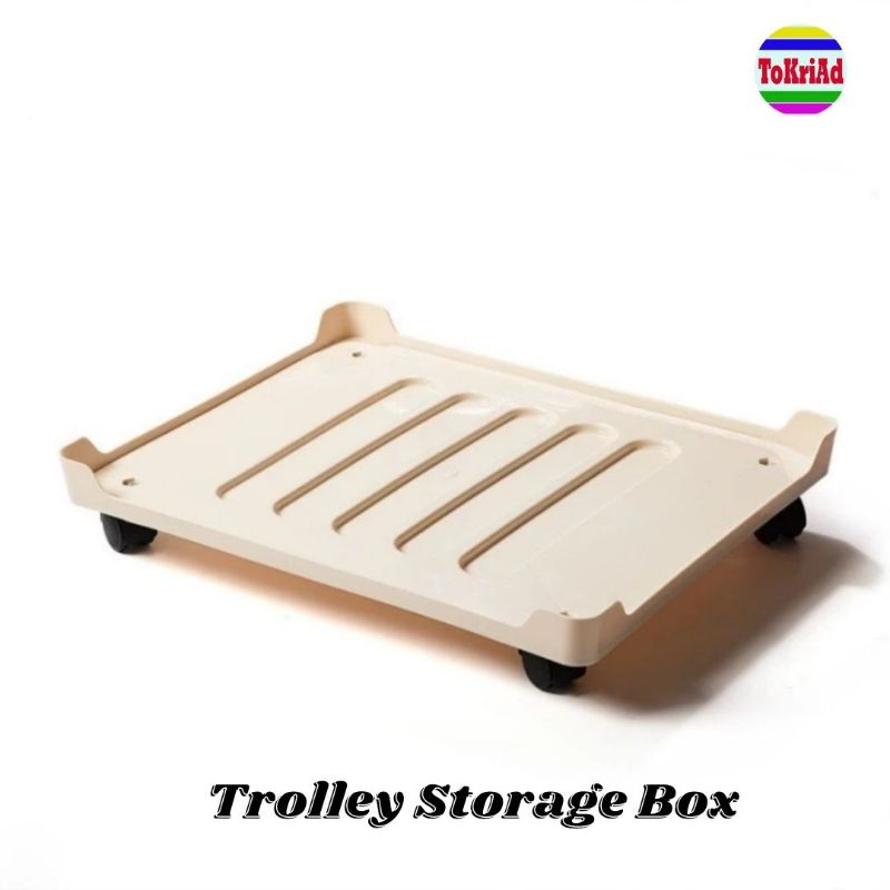 Jual Troli roda Storage Box 66L Trolley kotak penyimpanan -1176A ...