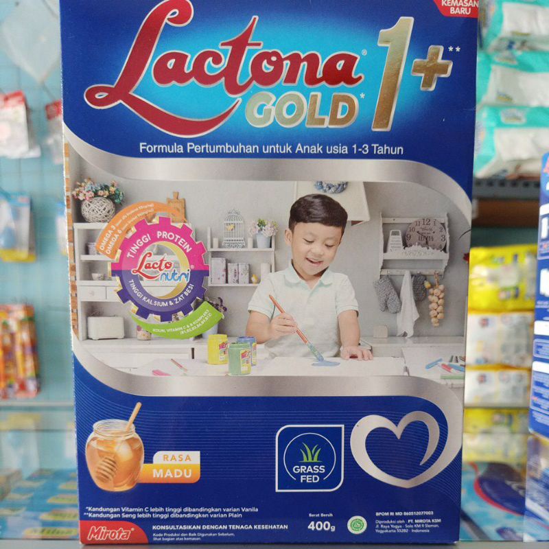 Jual Lactona 1 madu/vanila 400 g | Shopee Indonesia