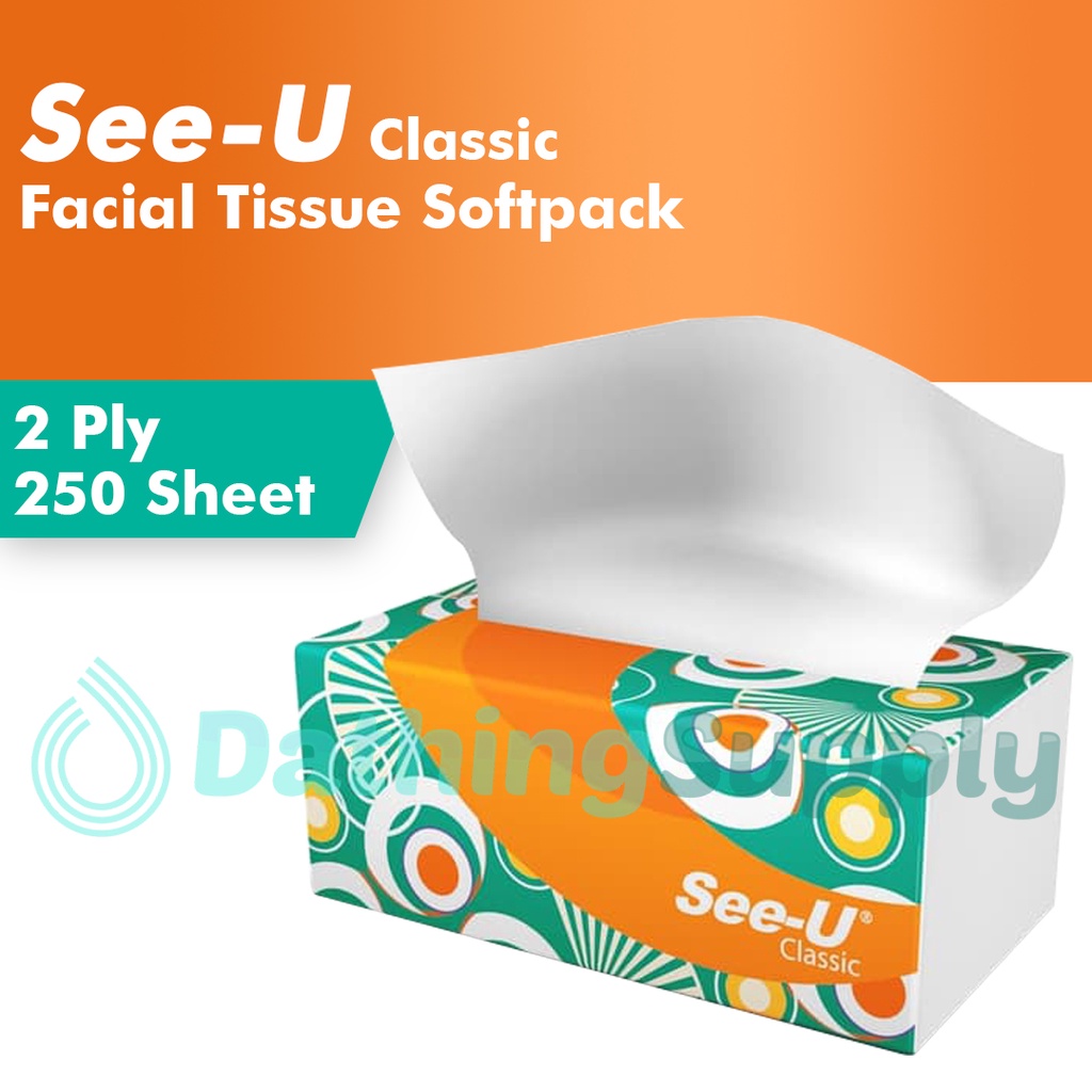 Jual Tissue SEE-U Facial Classic 250 Sheet TERMURAH / Tissu Muka See U ...