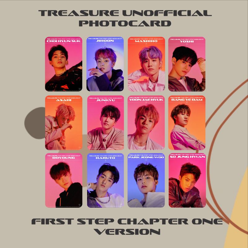 Jual PHOTOCARD UNOFFICIAL TREASURE THE FIRST STEP CHAPTER ONE (FULLSET ...