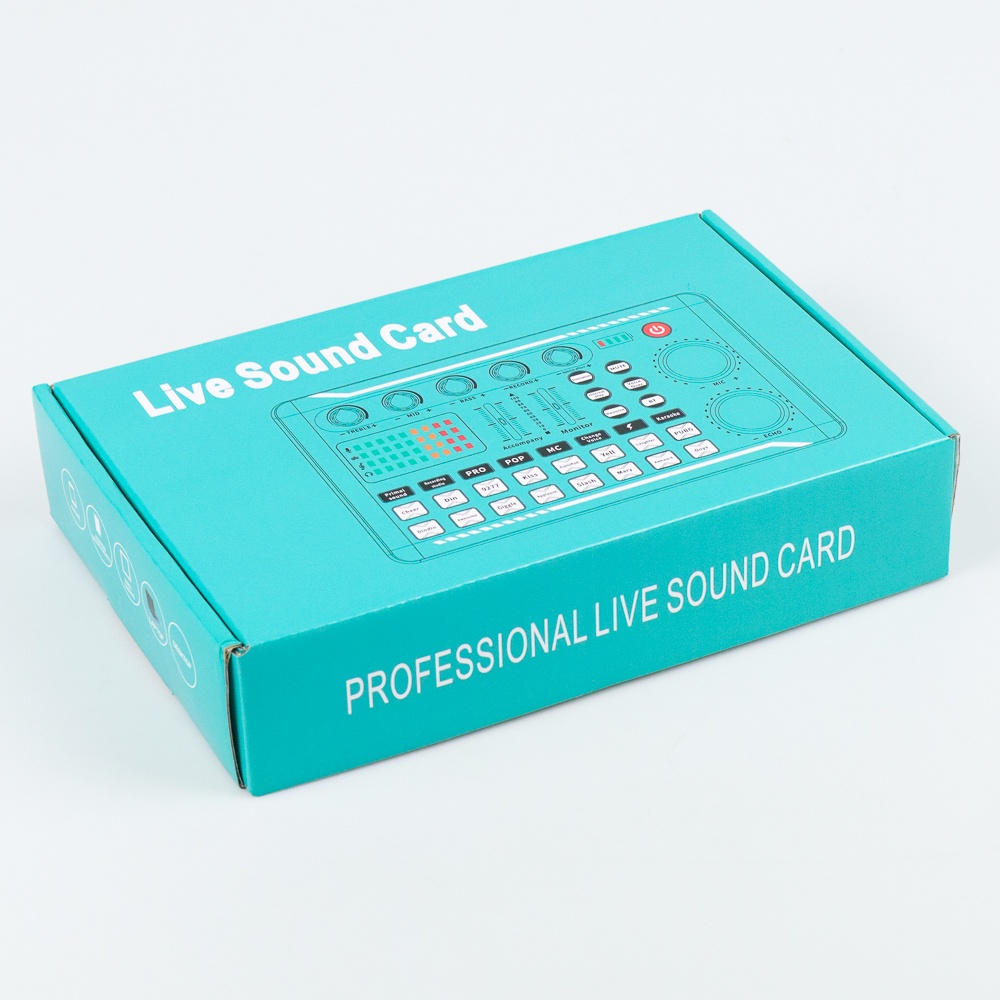 Jual SOUNCARD BLUETOOTH MIXER KARAOKE TAFFSTUDIO F998 PRO PORTABLE ...