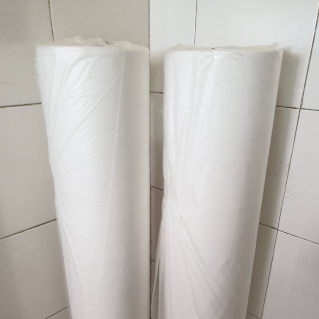 Jual kain spunbond furing putih 60 gsm Uk. 100 x 160 cm spundbond ...