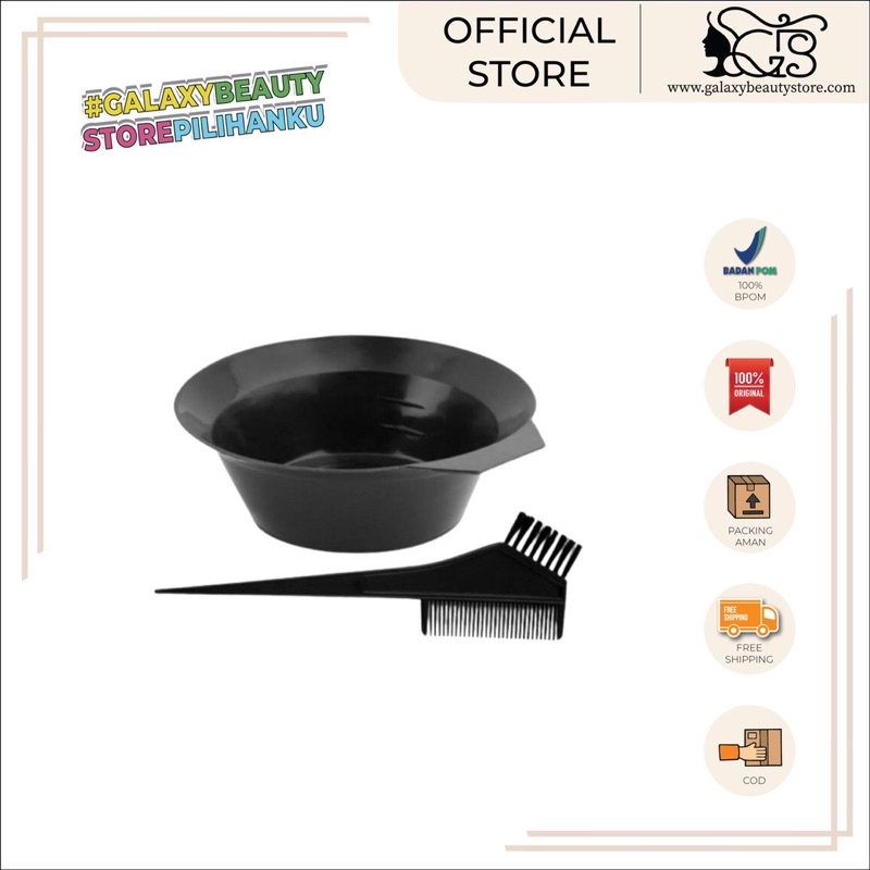 Jual MANGKOK SET + SISIR SEMIR RAMBUT + SARUNG TANGAN PLASTIK / SISIR ...
