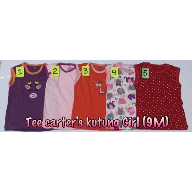 Jual Tee Carter's kutung Girl (9M) | Shopee Indonesia
