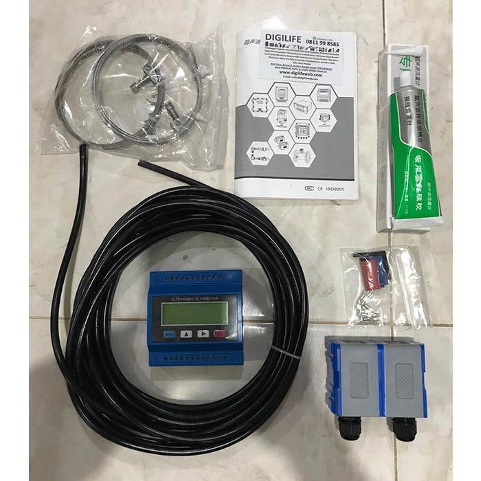 Jual Ultrasonic Flow Meter 15-100mm TS-2 TUF2000M Flowmeter TUF-2000M ...