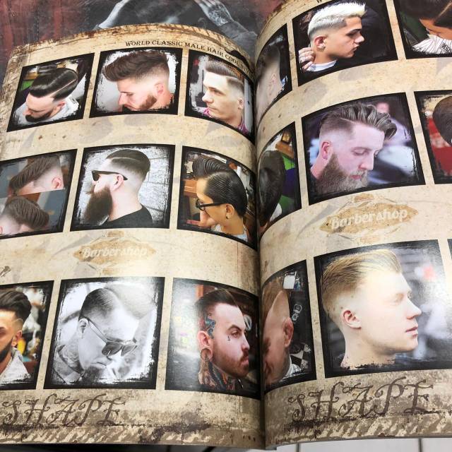 Jual Catalog katalog majalah buku barbershop model rambut pria terbaru ...