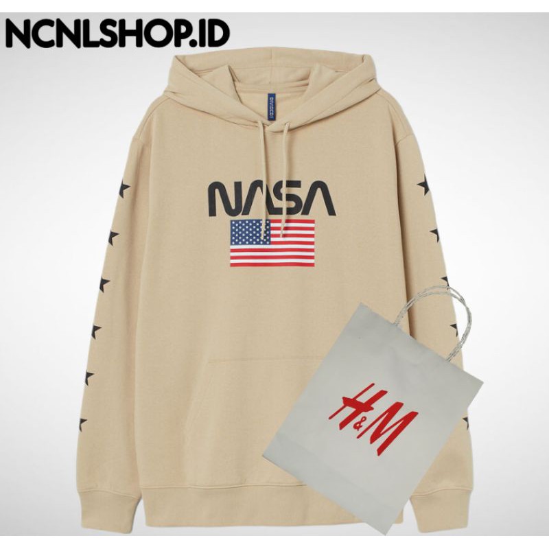 Jual [FREE PAPERBAG] H&M NASA ASTORONOT CREAM ORIGINAL FULL TAG | Shopee Indonesia
