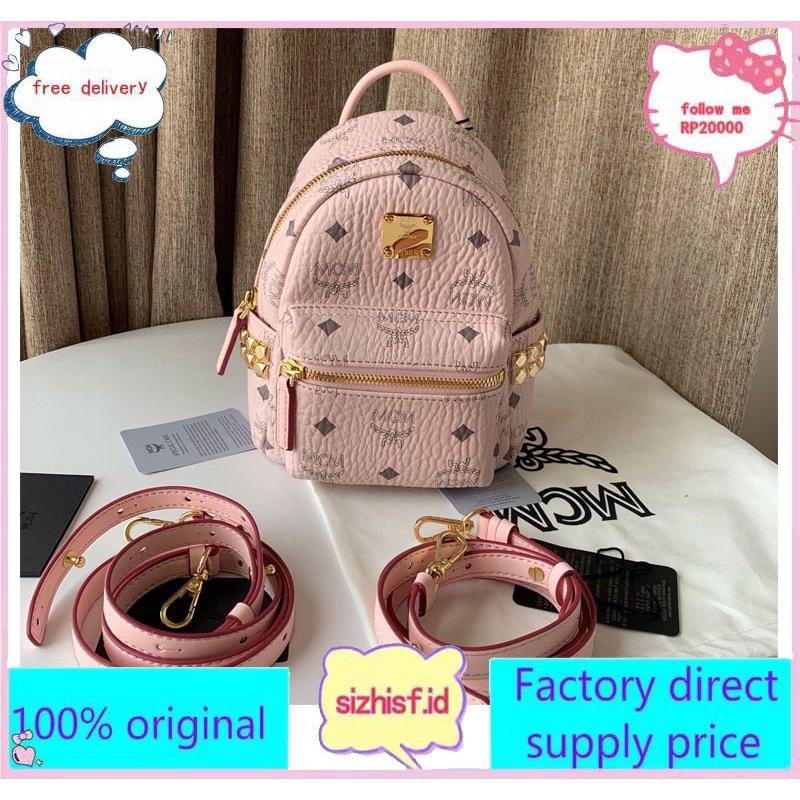 Jual 【Ready stock China】MCC 5719 pink Super Mini Women's Backpack Stark ...