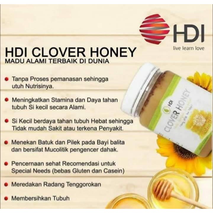 Jual Clover Honey 500gr / 1kg ( Madu HDI Original ) | Shopee Indonesia