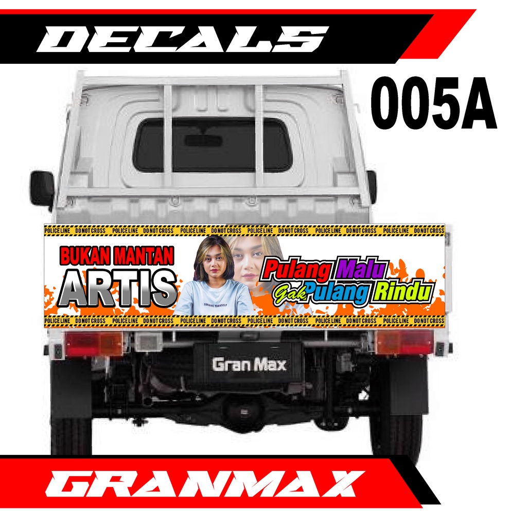 Jual STICKER GRANMAX PICK UP / STIKER BAK BELAKANG GRANMAX / DECAL ... Jual STICKER GRANMAX PICK UP / STIKER BAK BELAKANG GRANMAX / DECAL ...