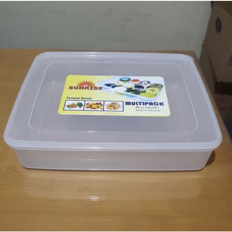Jual Kotak Tempat Donat Donatsu / Wadah Kue Sayur Lauk / Storage ...