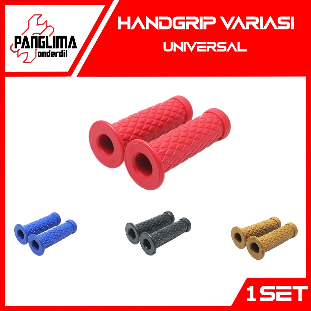 Jual Handgrip Variasi Universal Model Wajik Hitam-Merah-Biru-Coklat ...