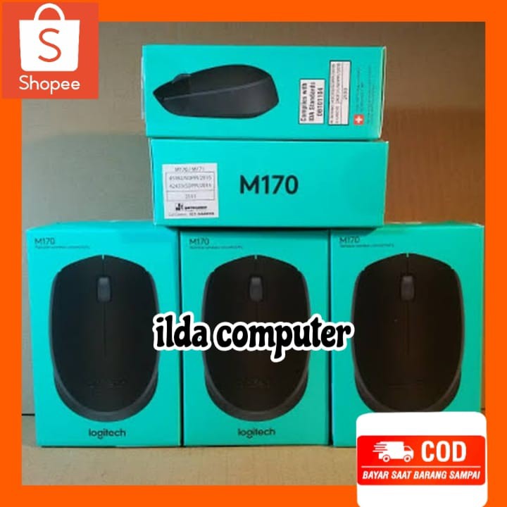 Jual Mouse Wireless Logitech M170 Original | Shopee Indonesia