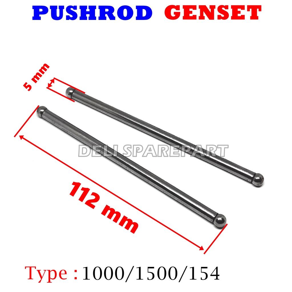 Jual Pushrod Tiang Klep Mesin Genset 1000watt 1500watt 154 set | Shopee ...