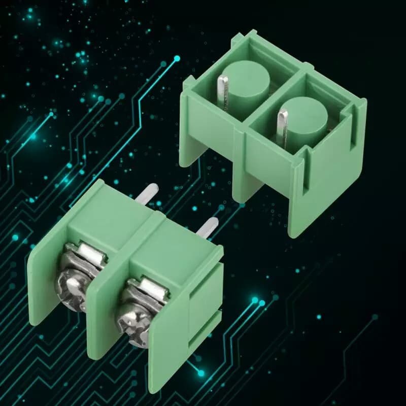 Jual Terminal Block PCB hijau 2 Pin Baut 2P Pitch 7.62 | Shopee Indonesia