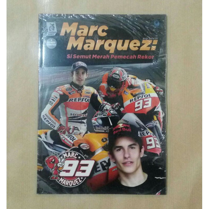 Jual Marc Marquez - Bonus Poster - Si Semut Merah Pemecah Rekor - Budi ...