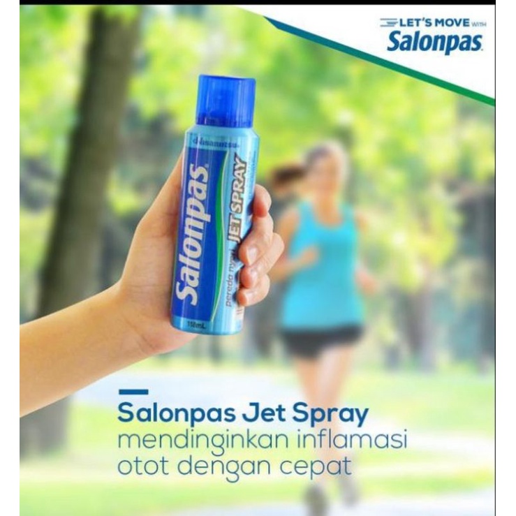 Jual SALONPAS JET SPRAY 118ML PEREDA SAKIT DAN NYERI OTOT DENGAN CEPAT ...