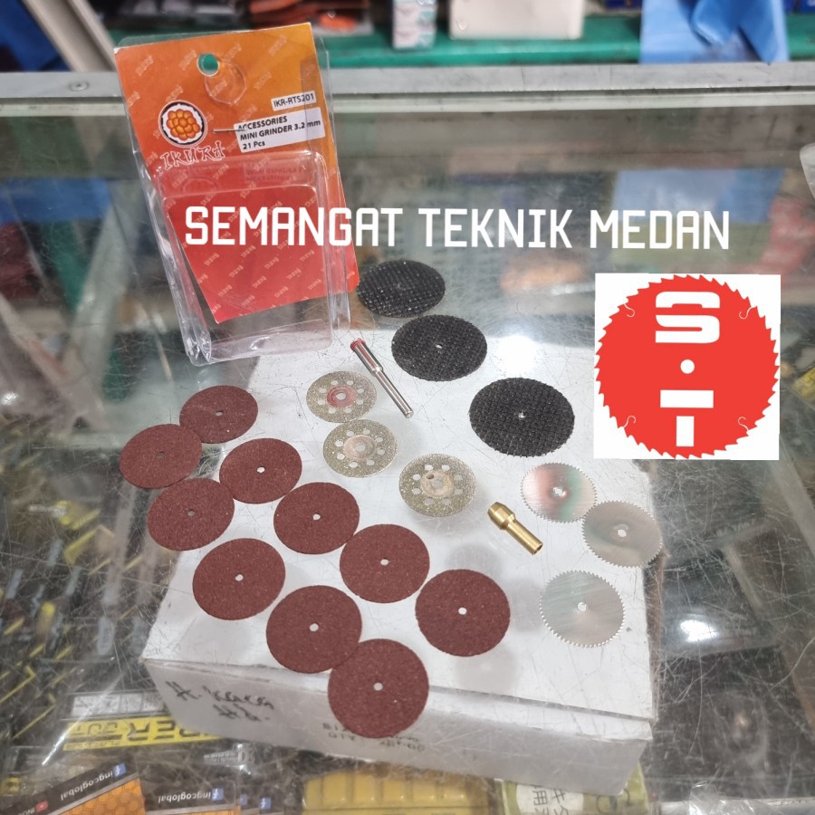 Jual 21pcs MATA TUNER ROTARY MINI TUNER DIE GRINDER GERINDA KIT SET ...