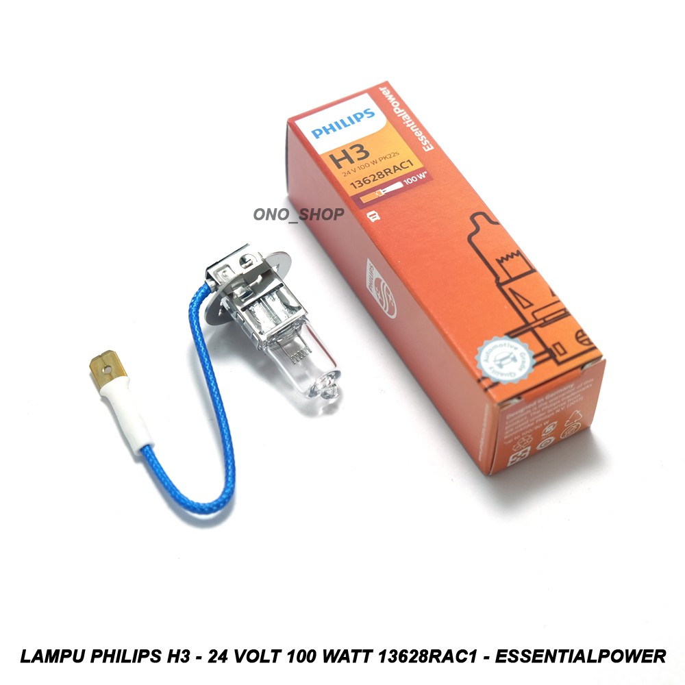 Jual Lampu Philips H3 - 24 Volt 100 Watt 13628RAC1 - EssentialPower ...