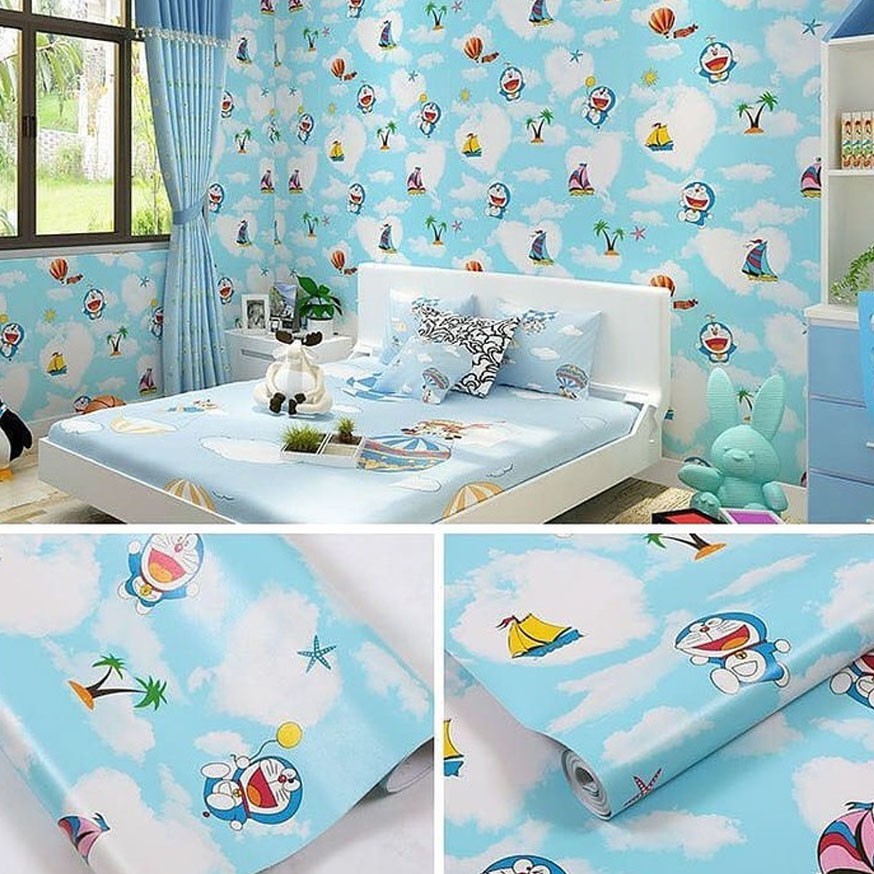 Jual Wallpaper Dinding 45CM X 10M / 9M / 8M Wallpaper Dinding Kamar Tidur Anak Cowok Walpaper ...