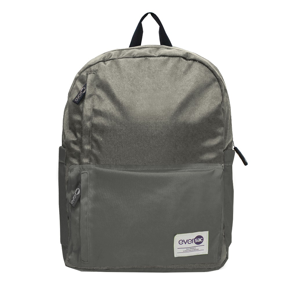 Jual Eversac Backpack Happy F Dark Grey | Shopee Indonesia
