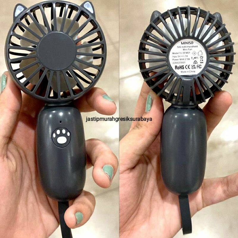 Jual MINI FAN MINISO KIPAS PORTABLE MINISO | Shopee Indonesia