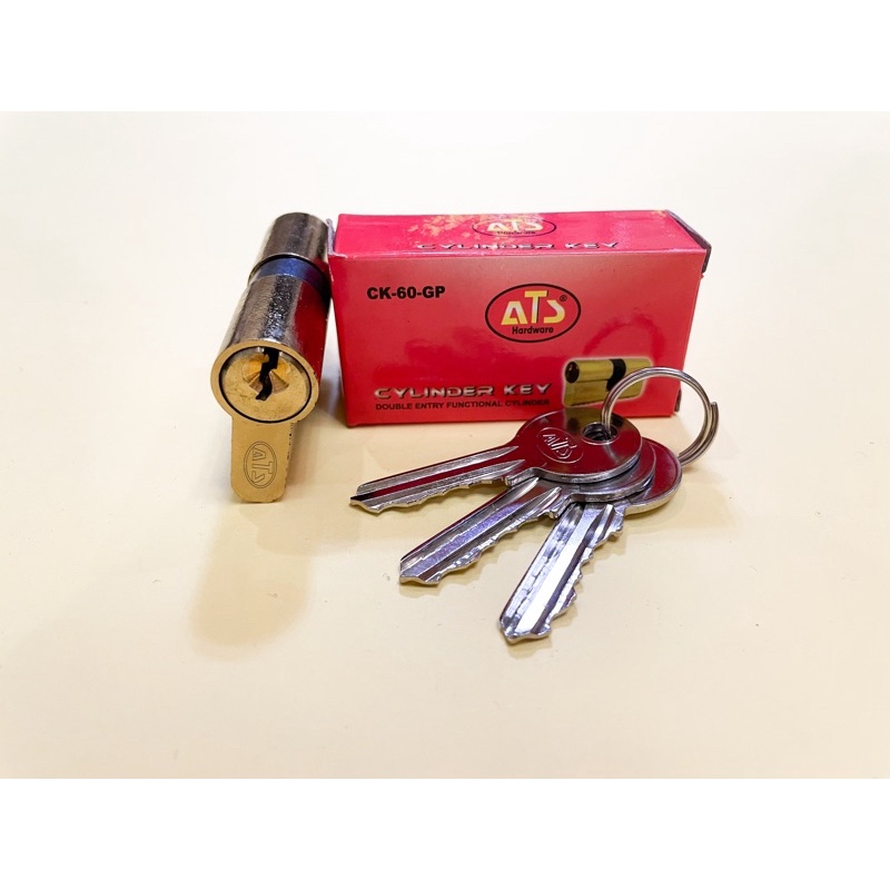 Jual Silinder kunci pintu rumah besar / cylinder kunci - 3 pcs anak kunci / ATS | Shopee Indonesia