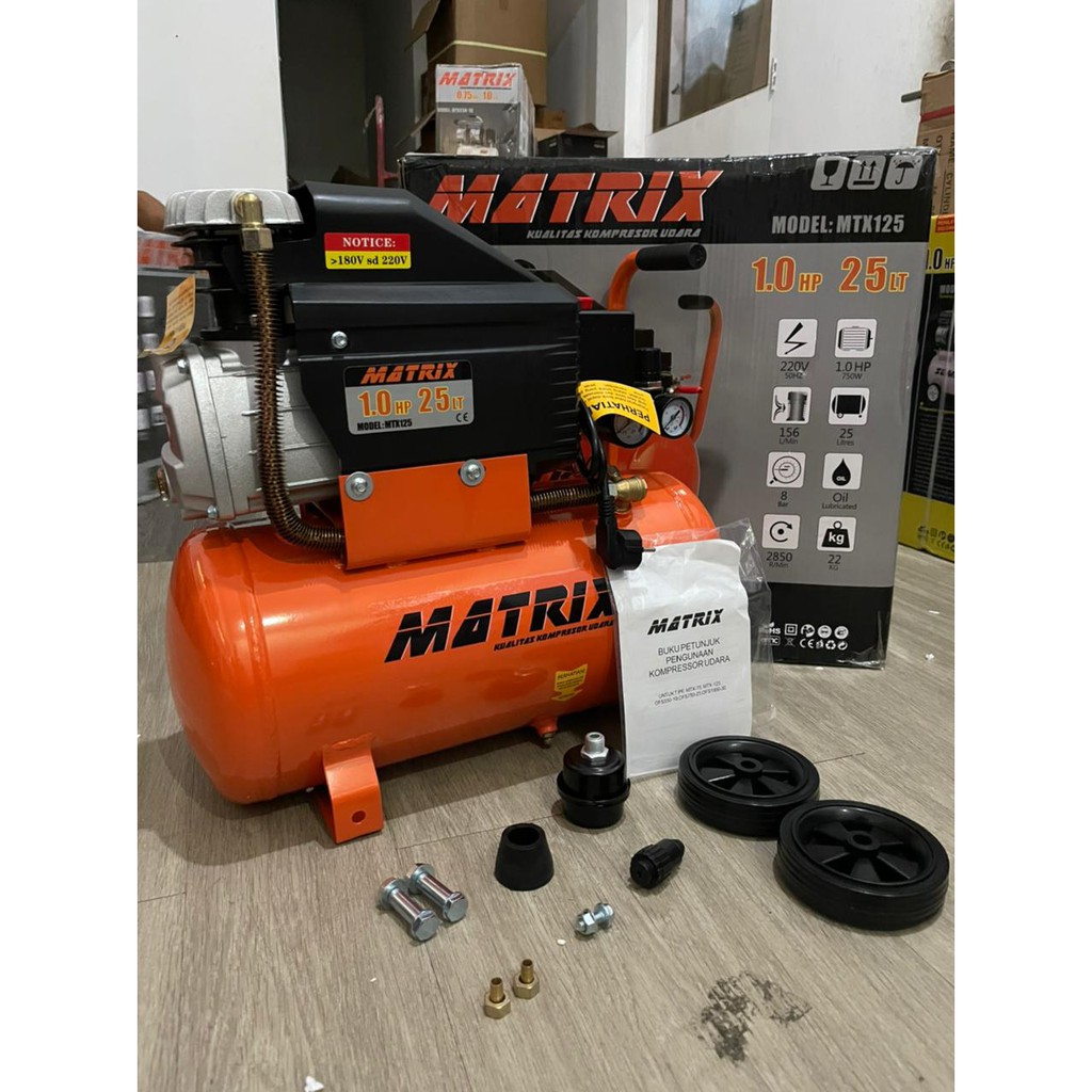 Jual Mesin Kompresor Matrix MTX125 Compressor Matrix MTX 125 Pompa ...