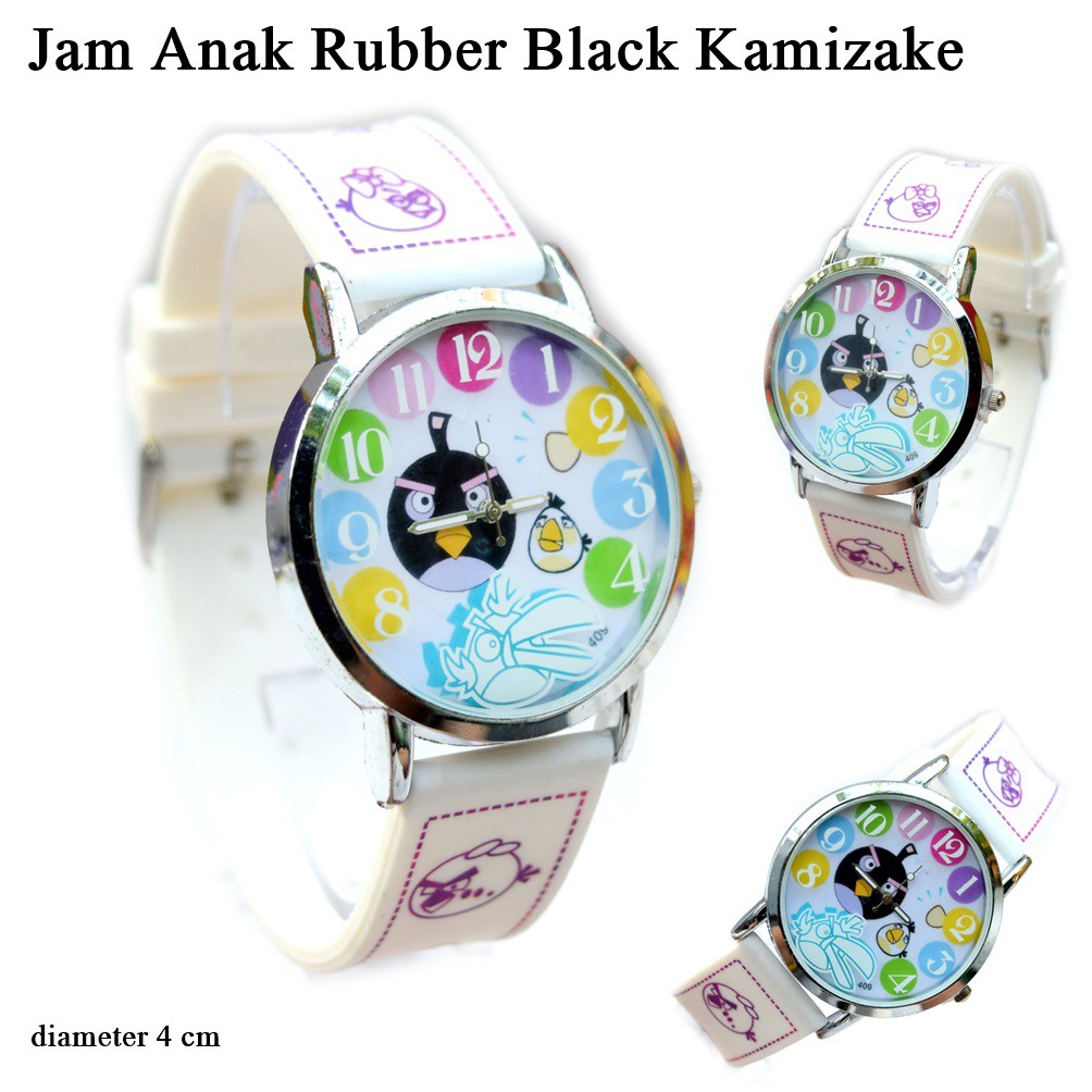 Jual Jam Karet rubber anak analog animasi | Shopee Indonesia