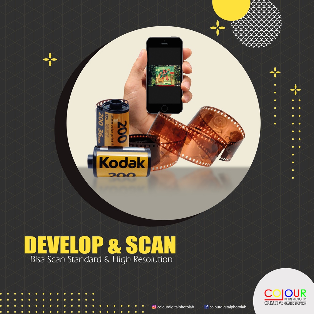 Jual Develop & scan standar / Cuci Roll film 35mm Colour / Ecn ...
